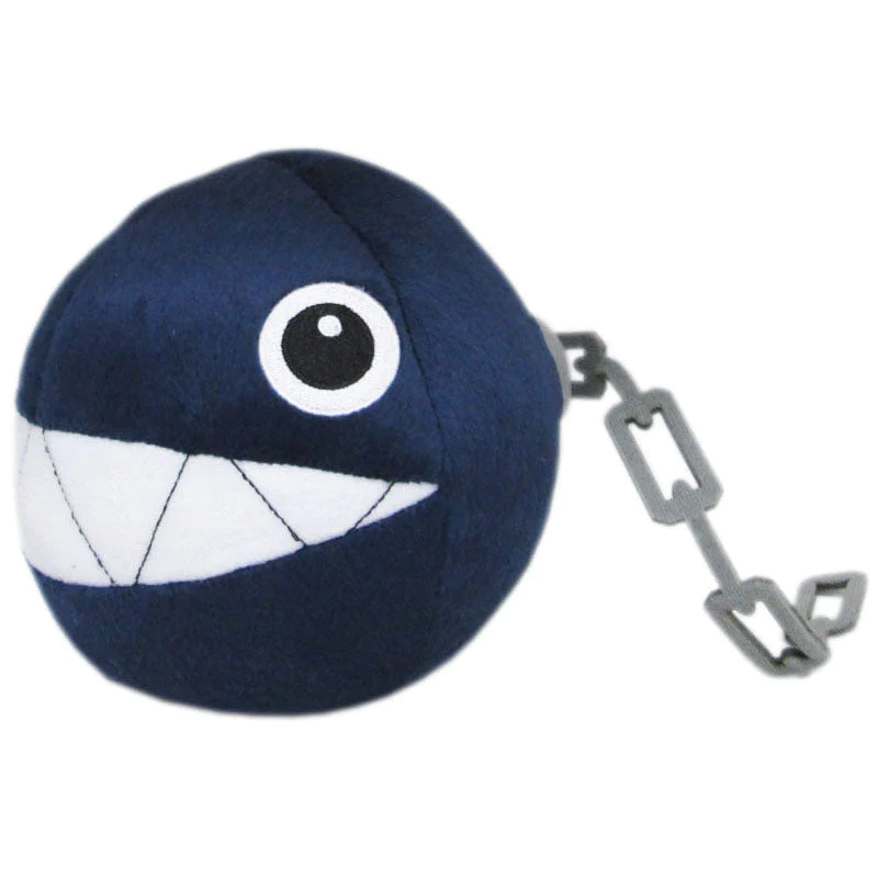 Super Mario All Star Collection Chain Chomp 5 in Plush - Guardian Games ...