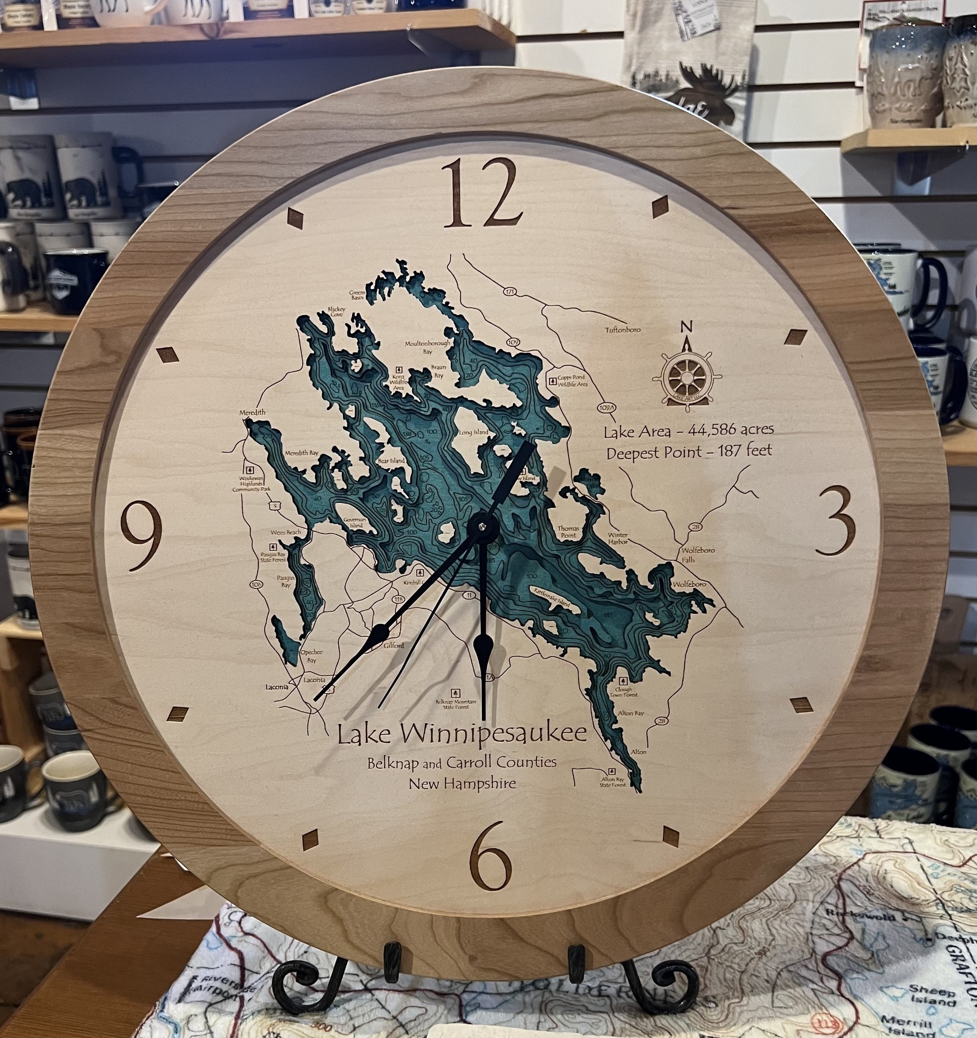 ONLINE CUSTOM LAKE CLOCK - Great Northern Trading Company