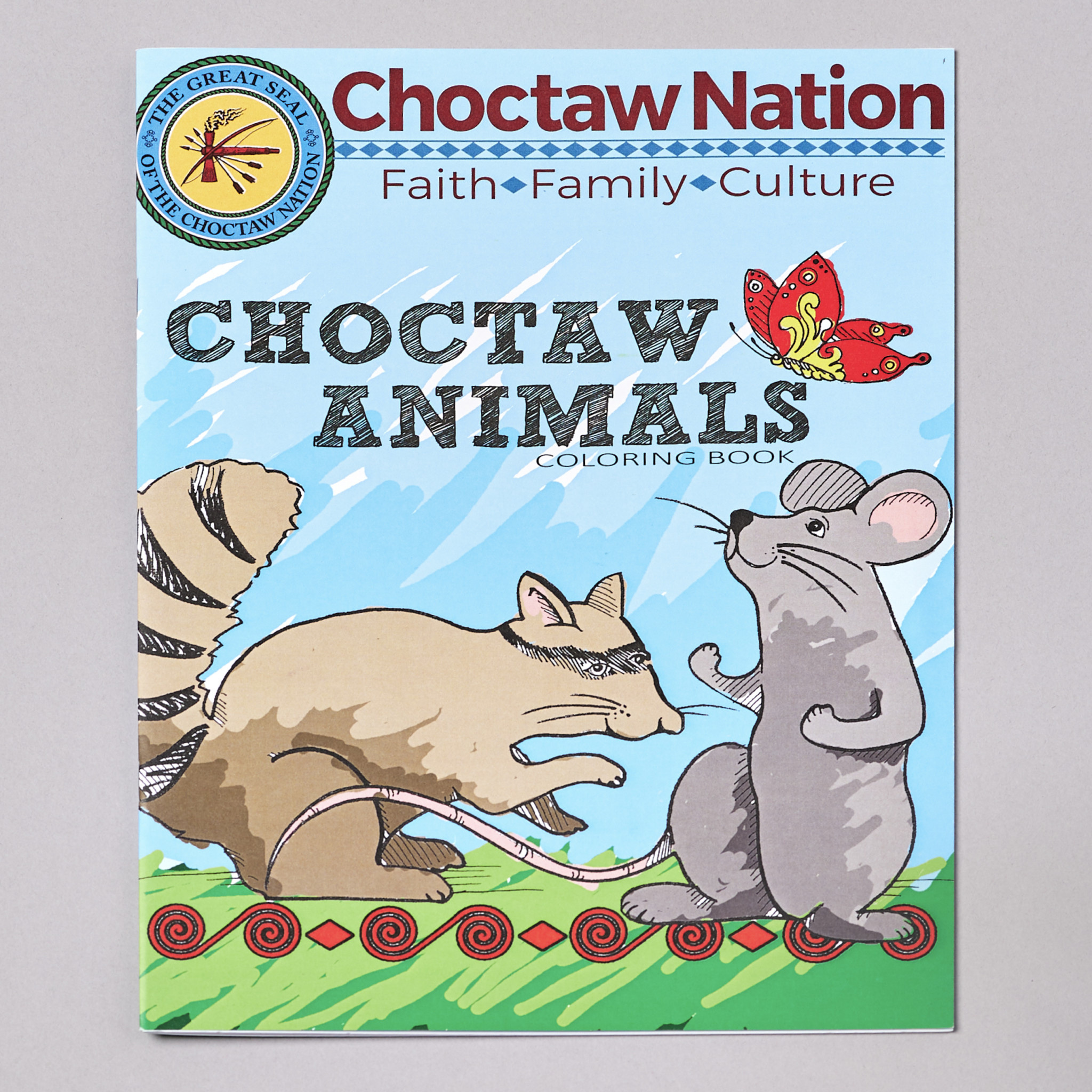 Choctaw Animal Coloring Book - CCC - Choctaw Cultural Center Hvshi Gift ...