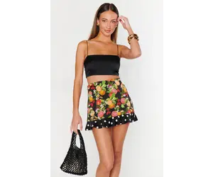 Show Me Your Mumu All Night Ruffle Skort MR4-6046 - Indigo