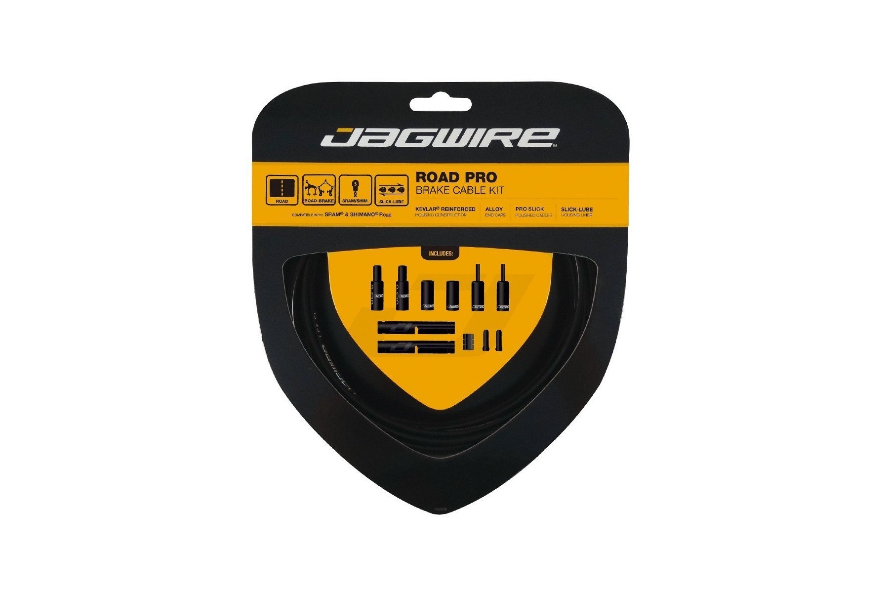 Jagwire, Road Pro, Complete brake cable & housing kit, SRAM/Shimano ...