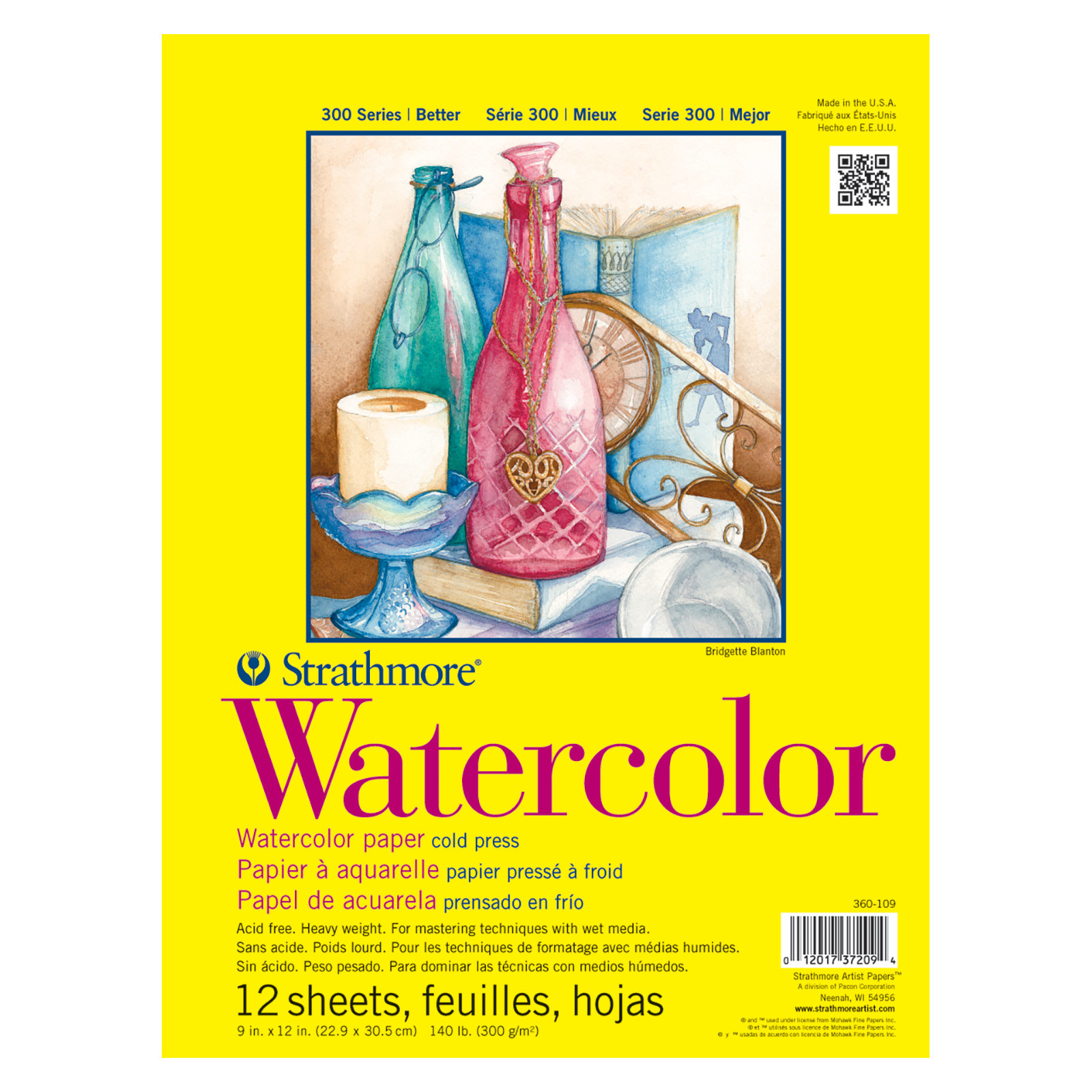 Strathmore Strathmore 300 Watercolor Pad - KCAI Underground Art Store