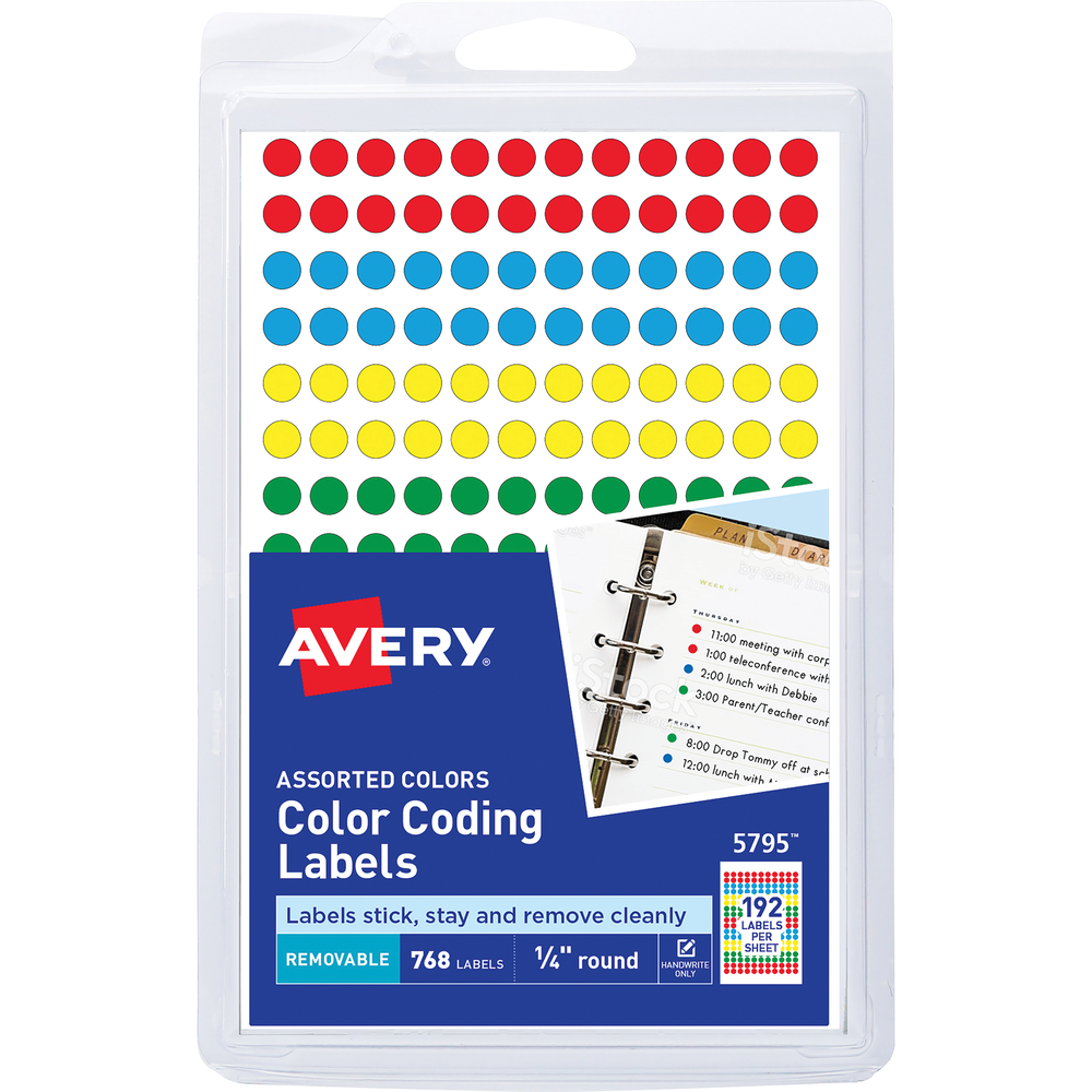 Avery Color Code Labels - KCAI Underground Art Store