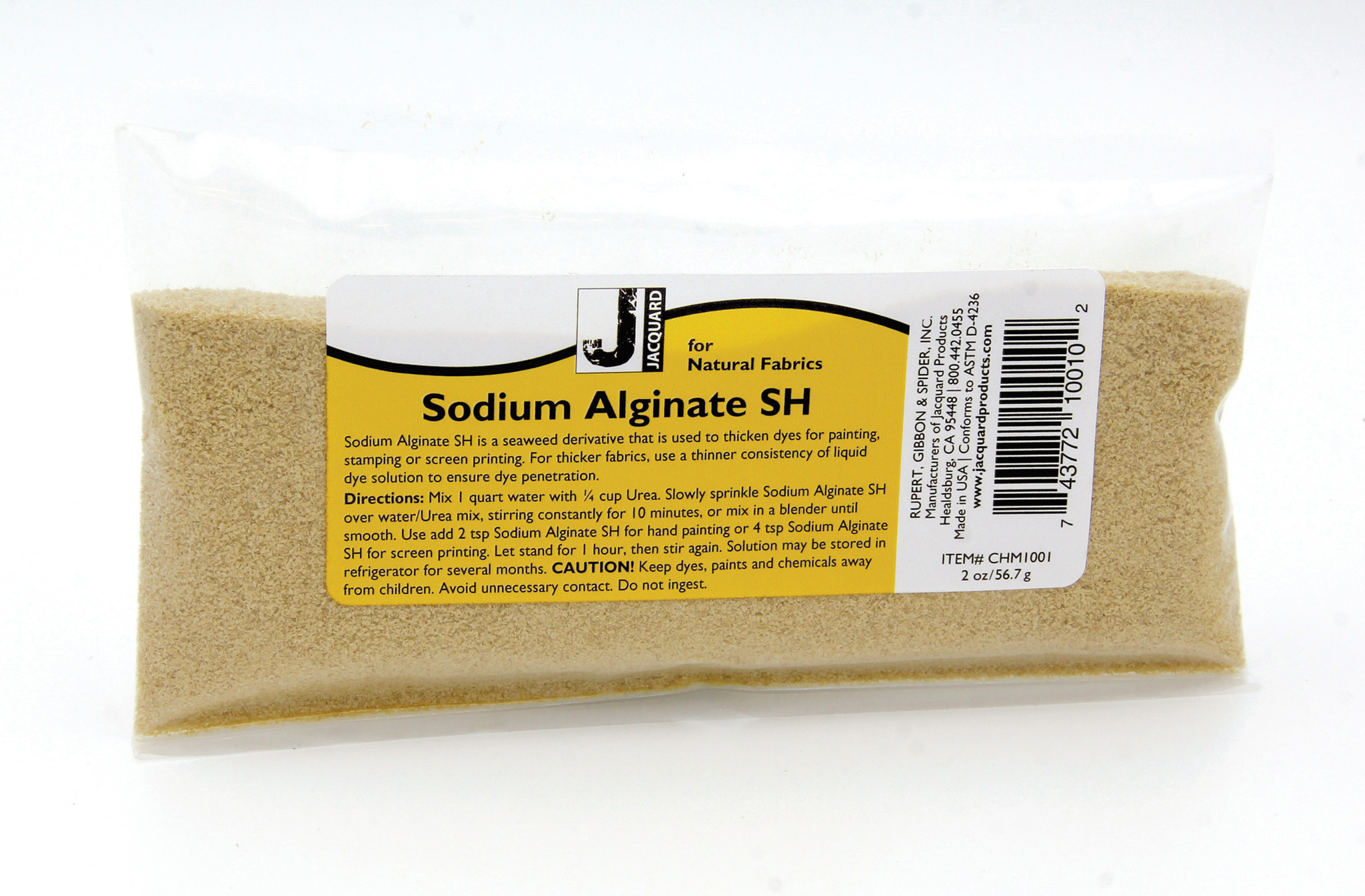 Jacquard Soduim Alginate, 2oz - KCAI Underground Art Store