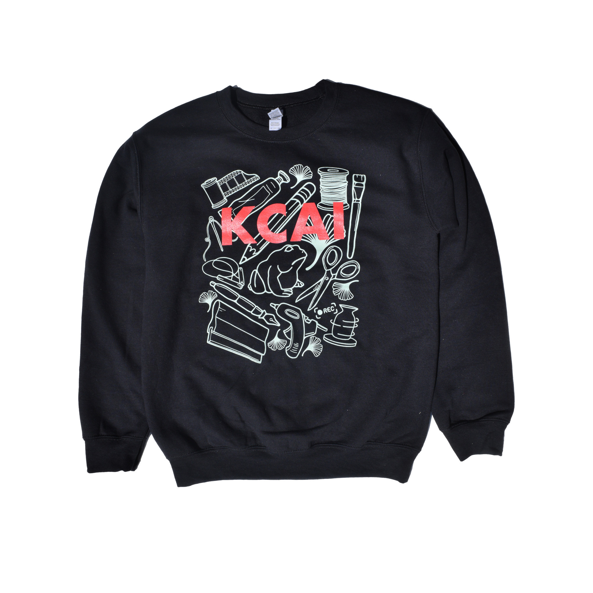 KCAI KCAI Stencil Sweatshirt - KCAI Underground Art Store