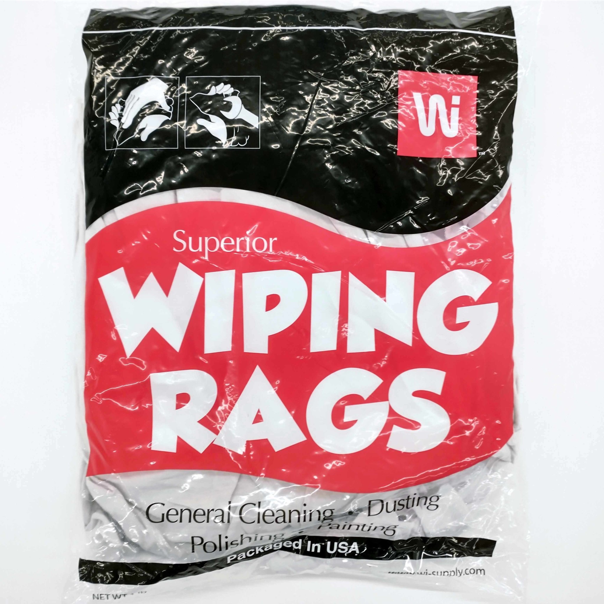 Wi Supply Wiping Rags, 1lb - KCAI Underground Art Store