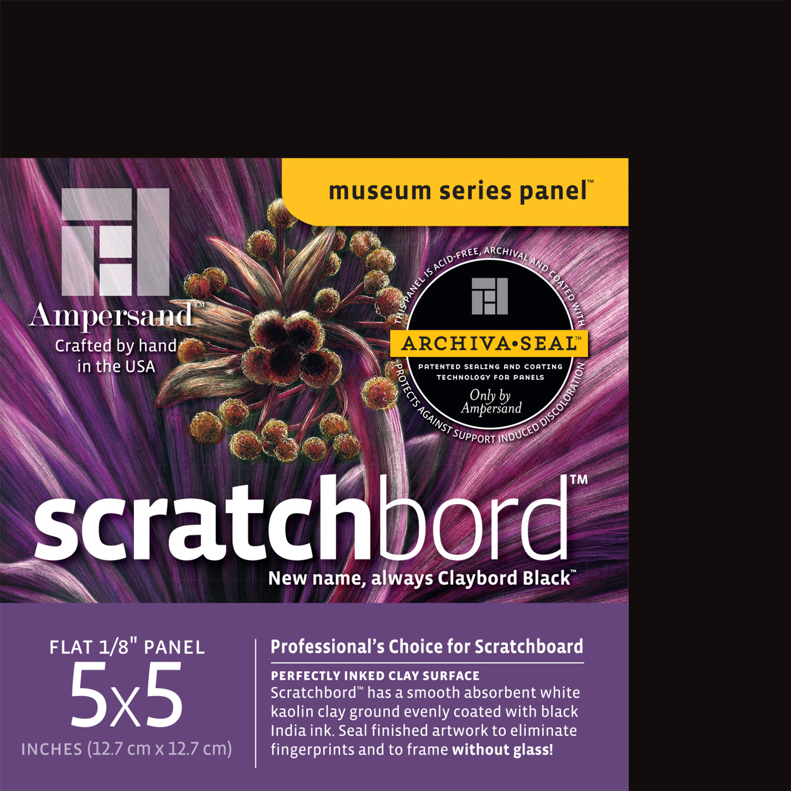 Ampersand Scratchboard, 3 Pack - KCAI Underground Art Store