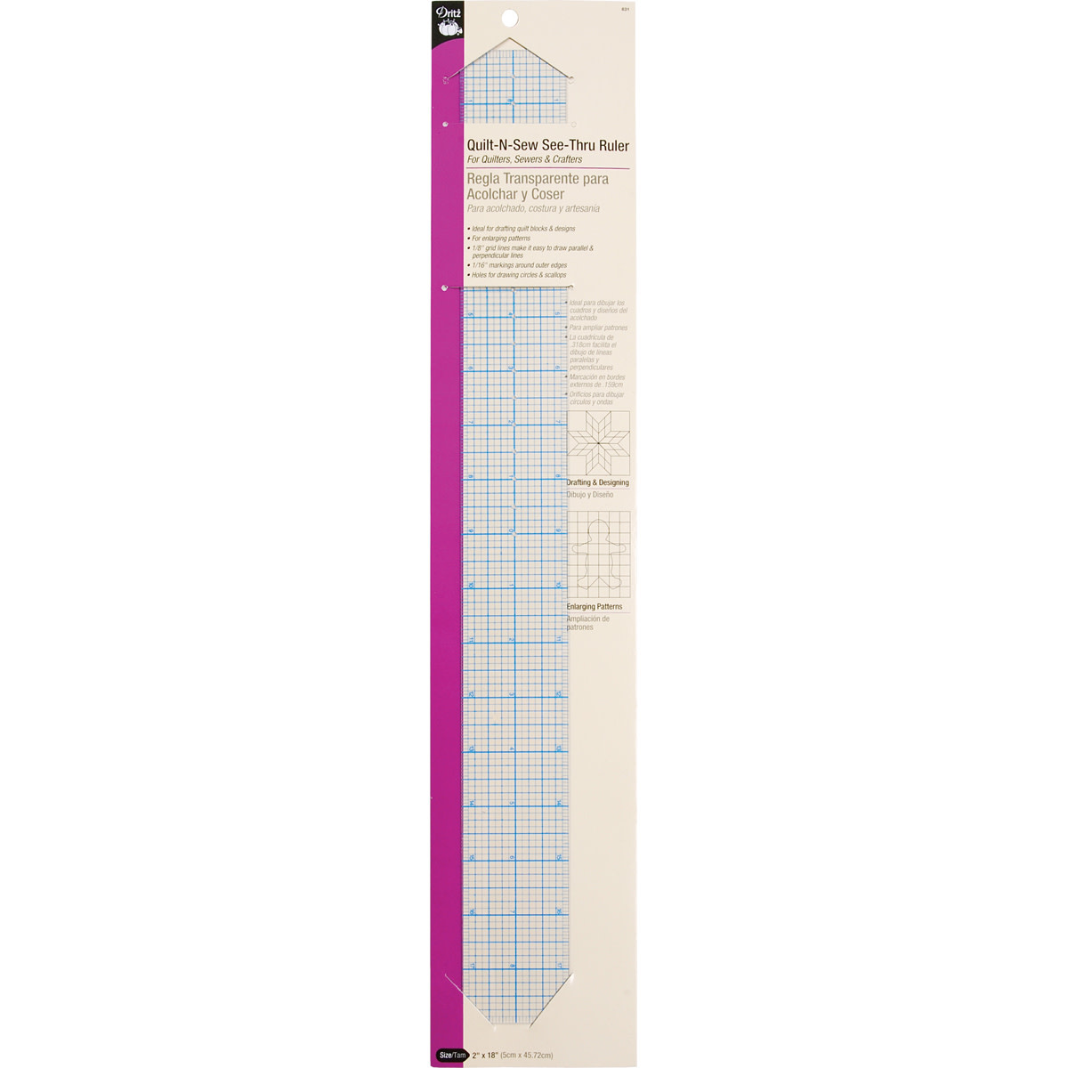 Prym See Thru Ruler - KCAI Underground Art Store