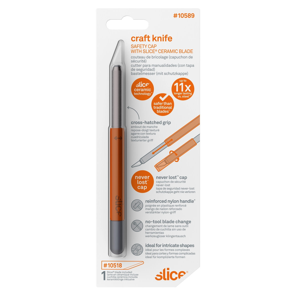Slice Craft Knife, Safety Cap - KCAI Underground Art Store