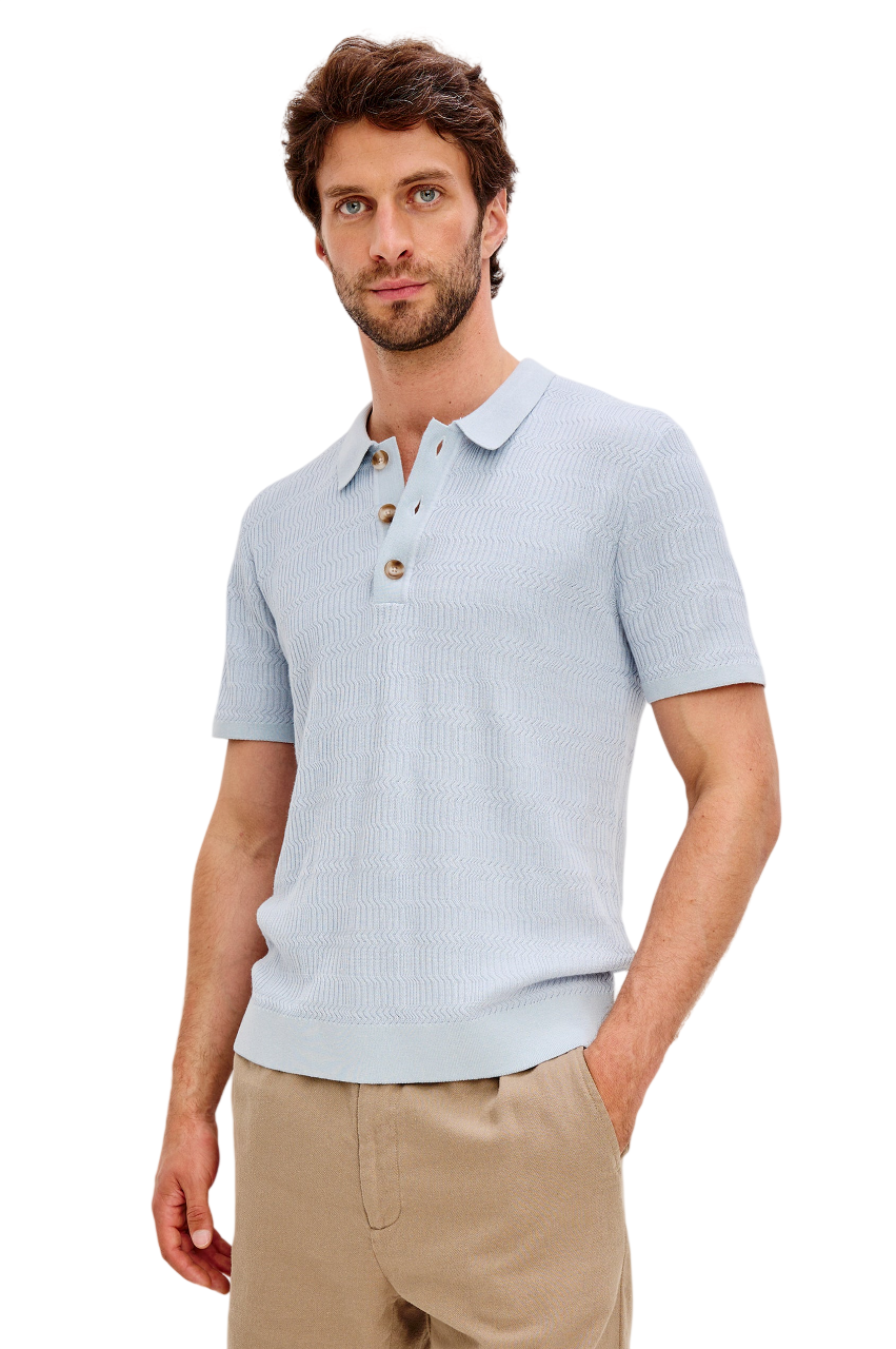 Rails Nathan Jacquard Polo | Sam Howard Men's Clothier - Sam Howard Men ...