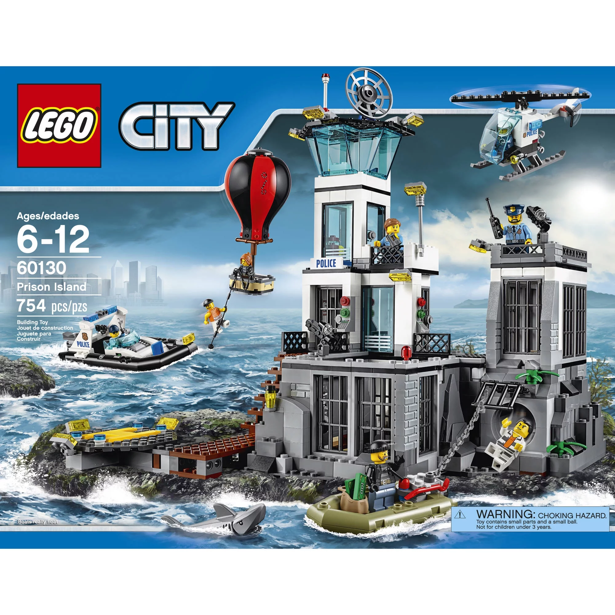 LEGO LEGO POLICE PRISON ISLAND - Hullabaloo Toys