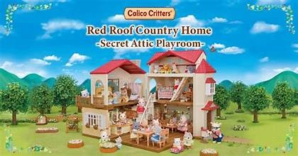 CC RED ROOF COUNTRY HOME SECRET ATTIC PLAYROOM - Hullabaloo Toys