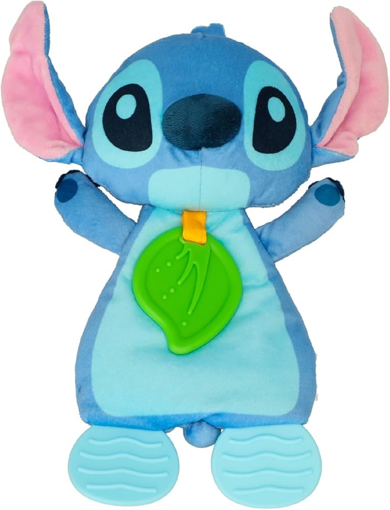 DISNEY STITCH SENSORY BLANKEY CRINKLE AND TEETHER - Hullabaloo Toys