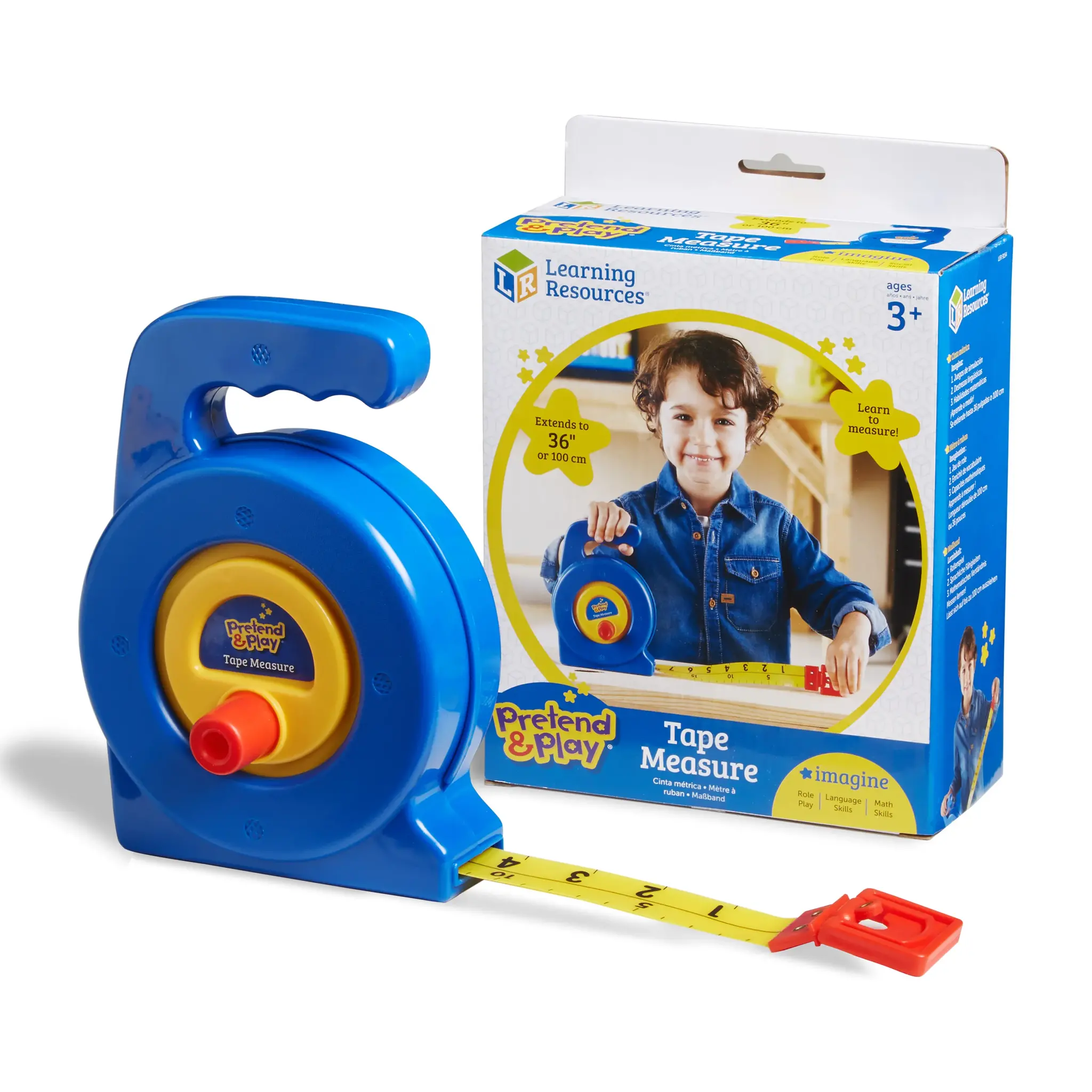 LEARNING RESOURCES PRETEND AND PLAY TAPE MEASURE - Hullabaloo Toys