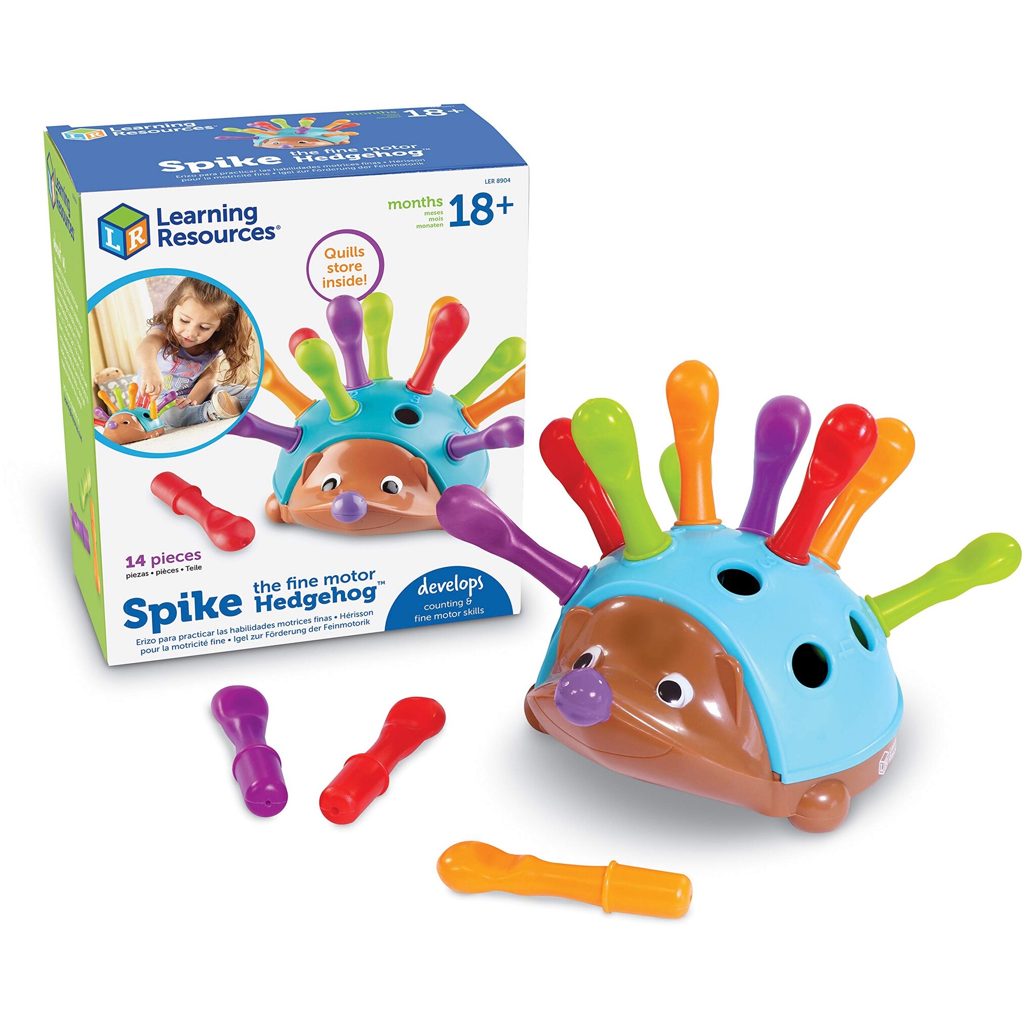 LEARNING RESOURCES SPIKE THE FINE MOTOR HEDGEHOG - Hullabaloo Toys