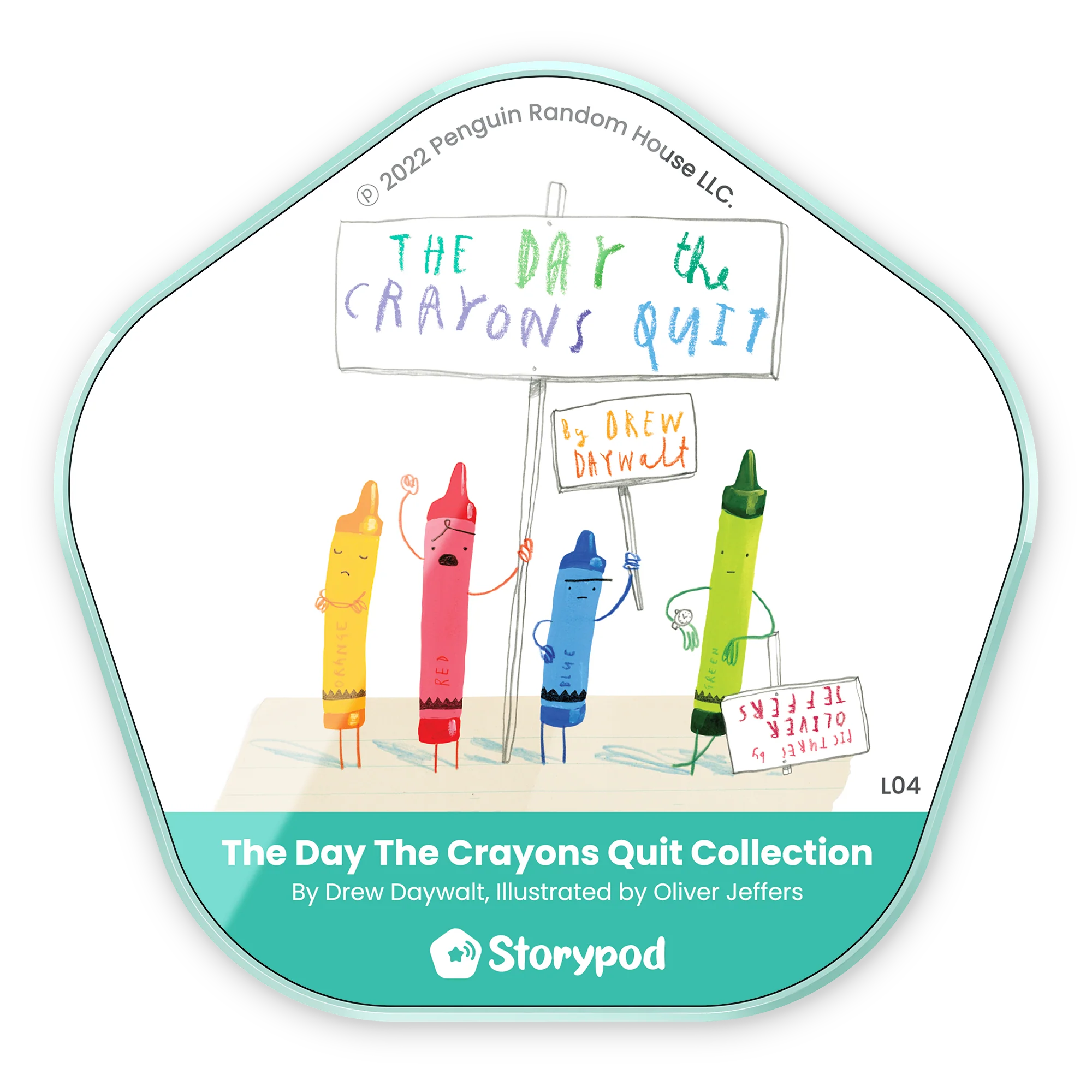STORY POD THE DAY THE CRAYONS QUIT COLLECTION - Hullabaloo Toys