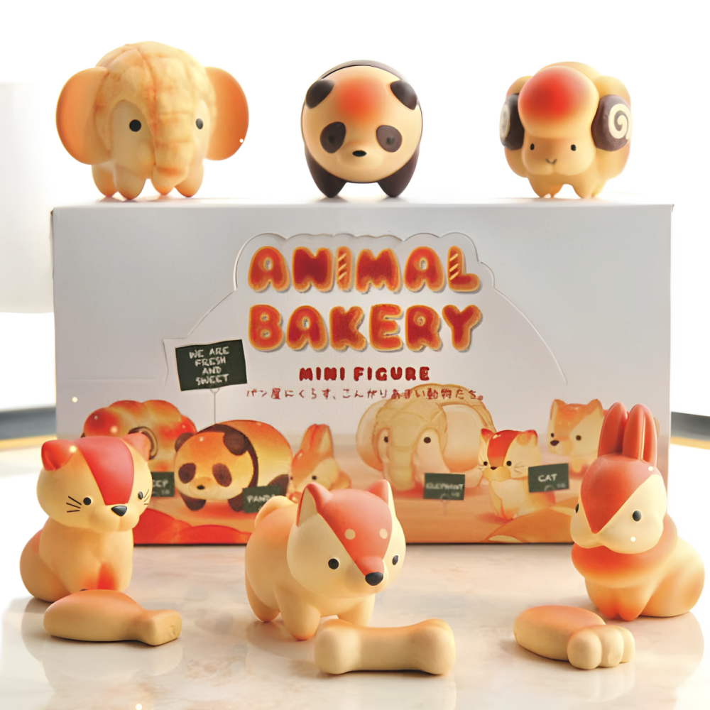 ANIMAL BAKERY MINI FIGURE - Hullabaloo Toys