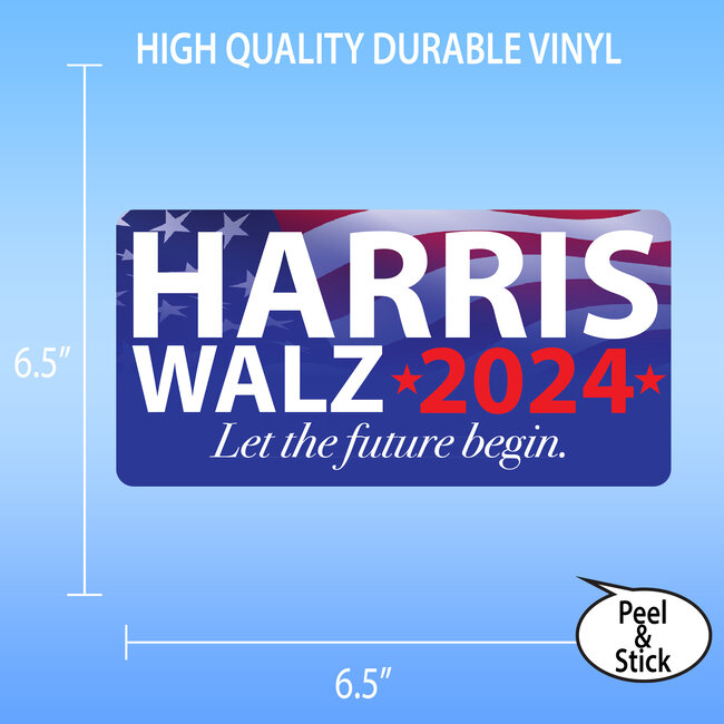 Harris-Walz 2024 Sticker Set (10 Pack) - Support Kamala Harris for ...