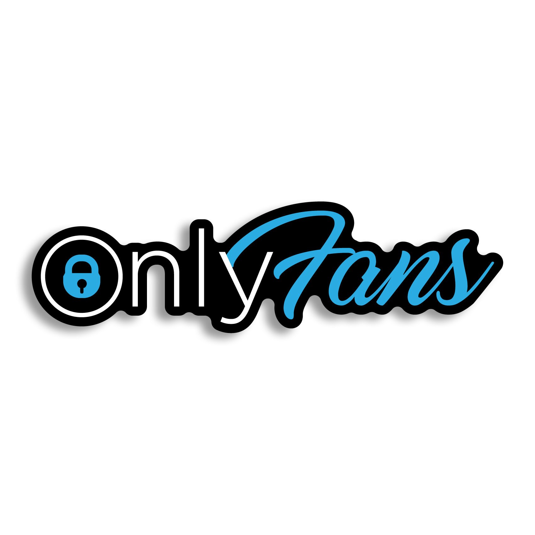Only Fans Sticker - 5" Long Vinyl Decal - SLE Customs