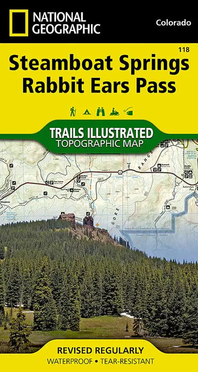 National Geographic Maps Steamboat Springs / Rabbit Ears Pass 118 ...