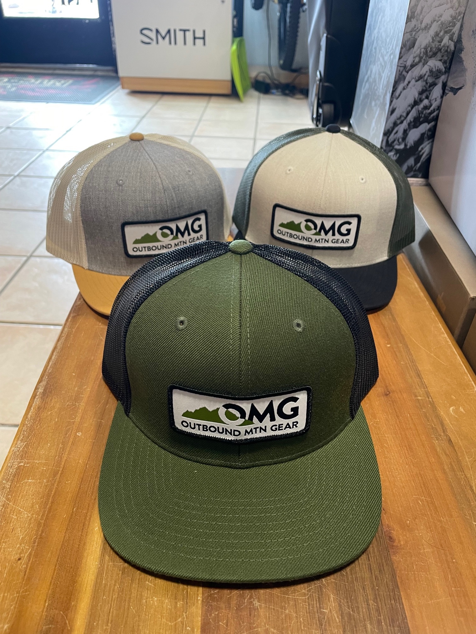 OMG 6 Pannel Wool Patch Hat - Outbound Mountain Gear