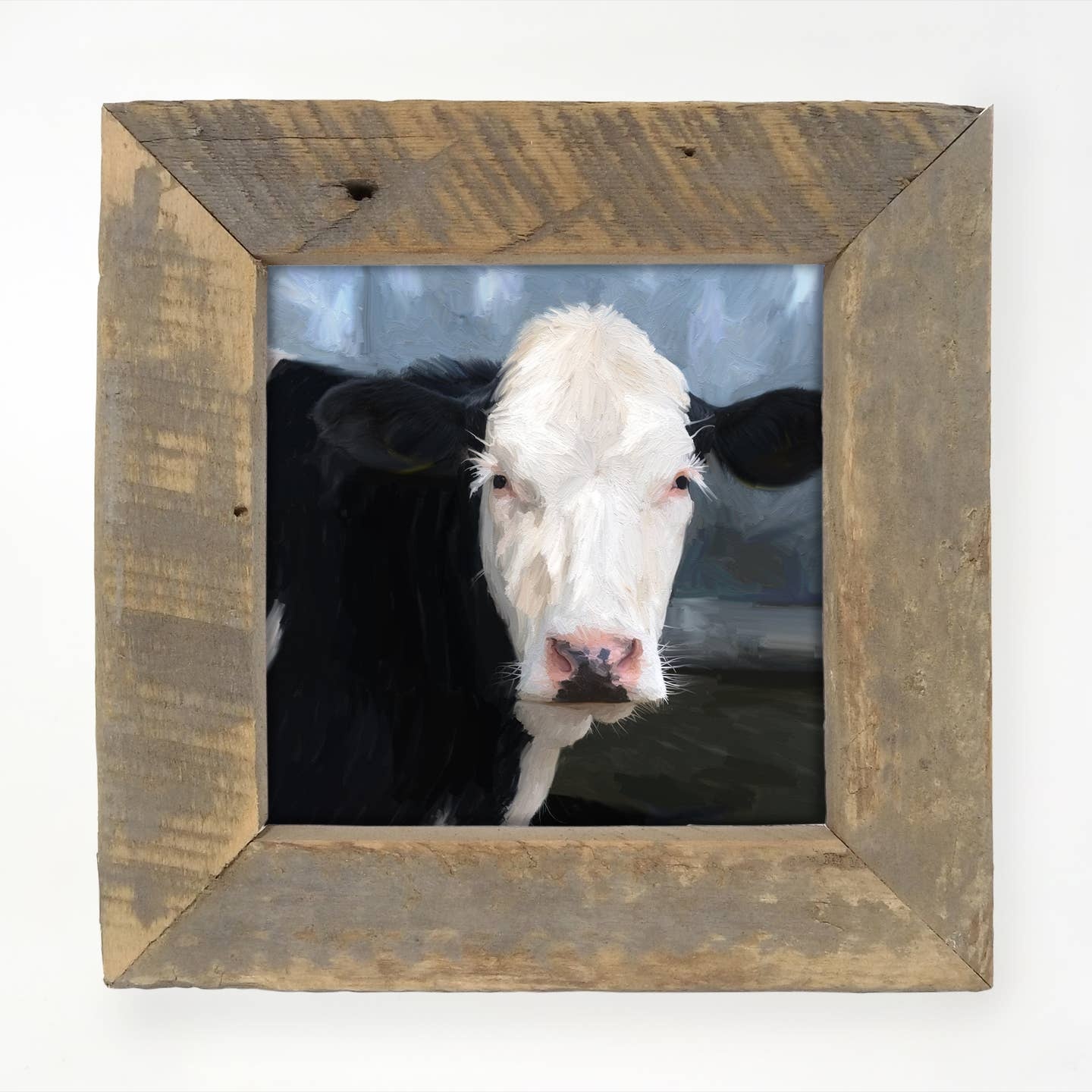 Ginger Blue Holstein Cow White Face - Square - The Country Store on Main