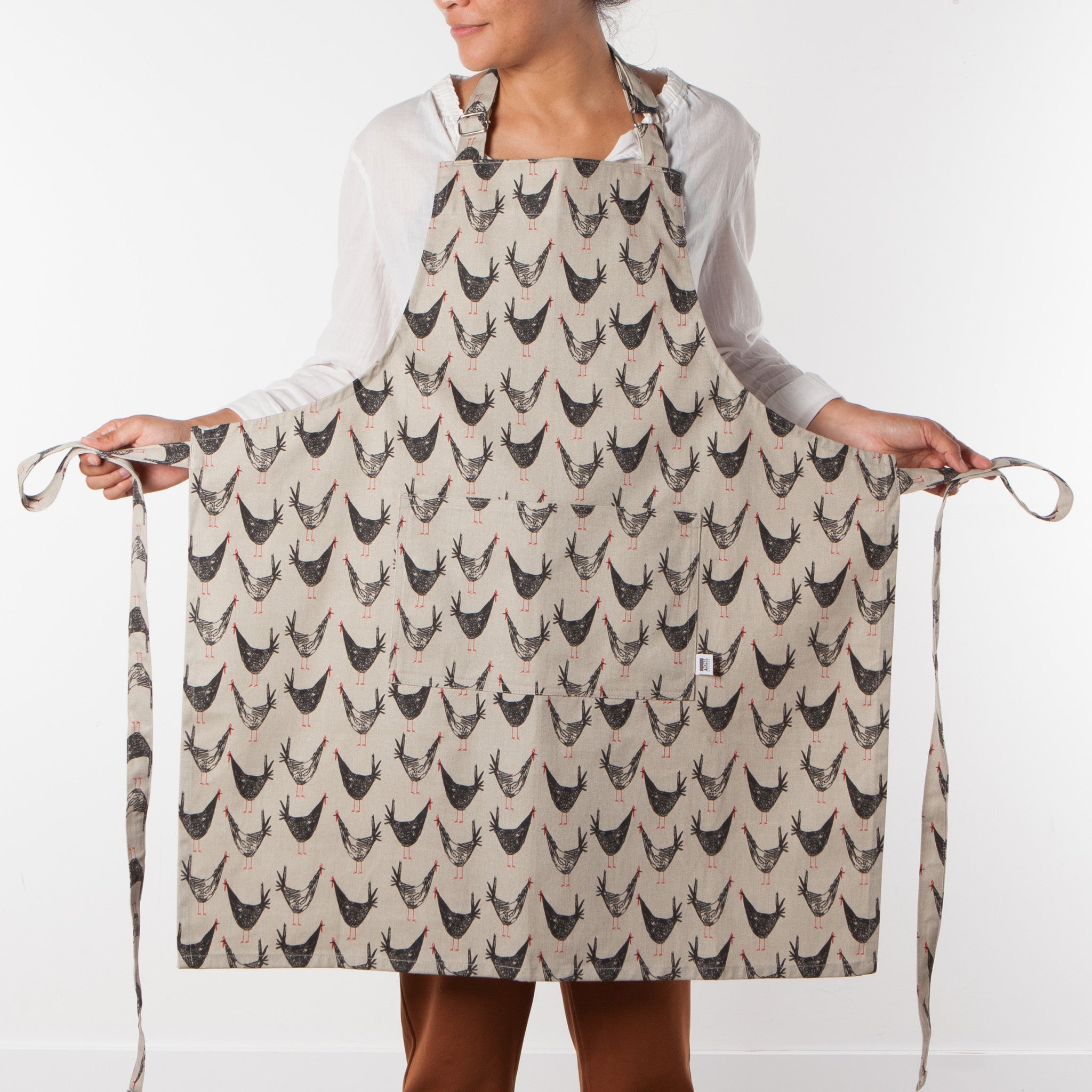 Now Designs by Danica Chicken Scratch Cotton Chef's Apron - The Country ...
