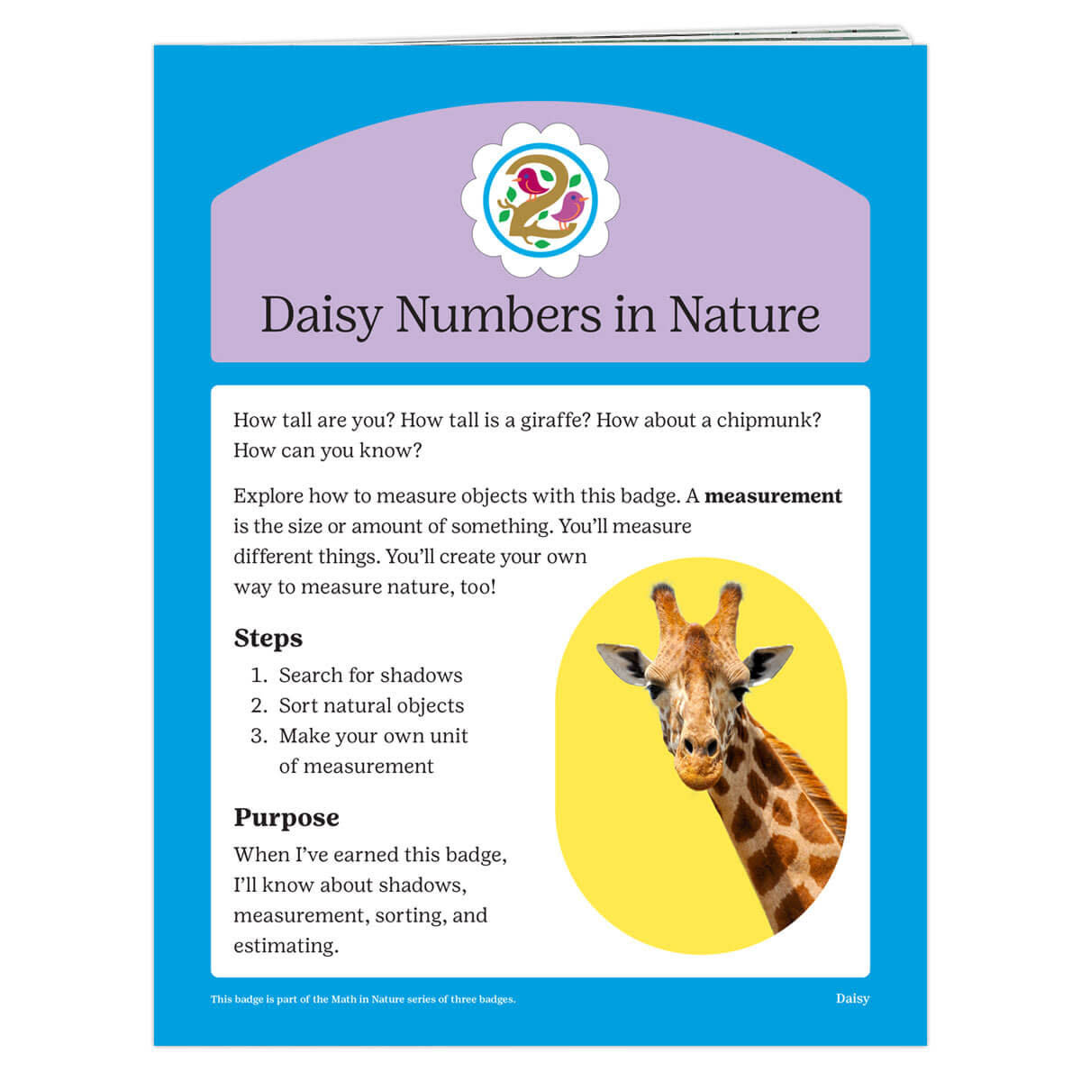 Daisy Numbers in Nature Badge Requirements - Girl Scouts of Wisconsin ...