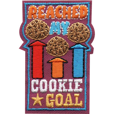 advantage Screen Printing and Emblem Reached My Cookie Goal Fun Patch ...