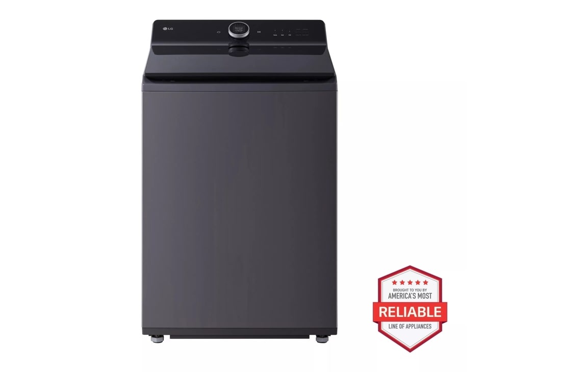 LG 5.5-cu ft High Efficiency Impeller Smart Top-Load Washer (Matte ...