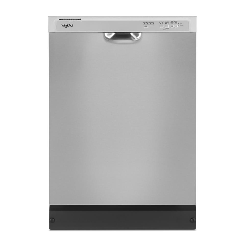 WHIRLPOOL 24 in Front Control Built In Dishwasher Stainless Steel ENERGY STAR 57 dBA Standard Sound Level MODEL WDF341PAPM SMITHS WHOLESALE APPLIANCE
