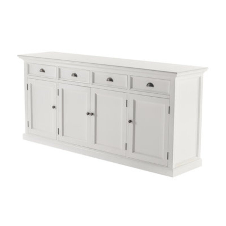 Alfreida 78.74" Wide 4 Drawer Buffet Table Color: White - Wayfair ...