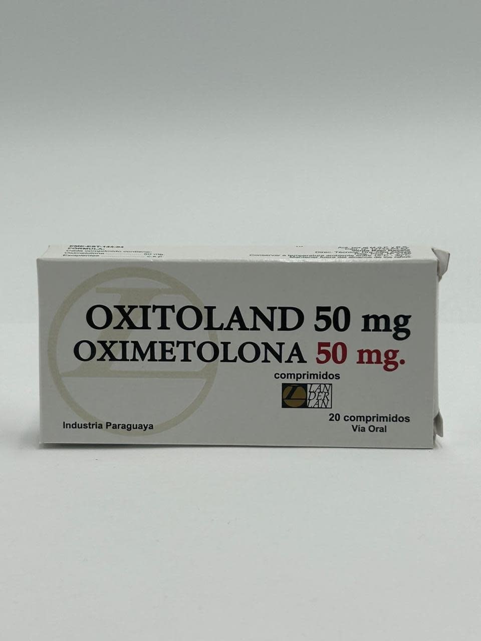 LANDERLAND OXITOLAND (OXIMETALONA) LANDERLAND 50 MG 20 COMP - Choco Suples