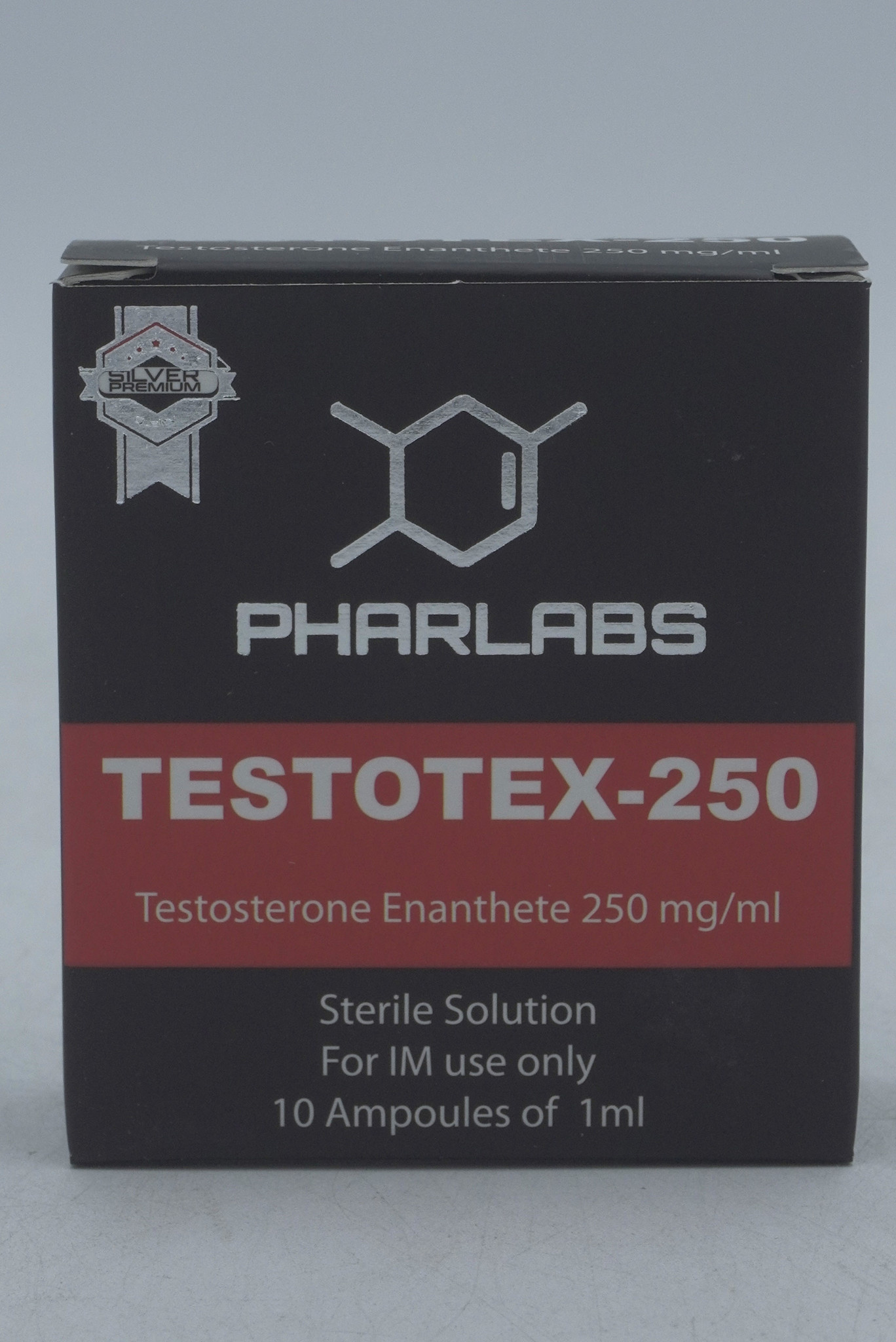 PHAR LABS TESTOTEX (Testo Enantato) PHAR SILVER 250 MG 10 ML - Choco Suples