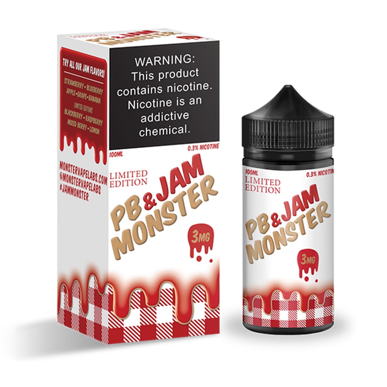 PB & Jam Monster Premium E-liquid | Free Delivery - Vapor Planet Joplin, MO