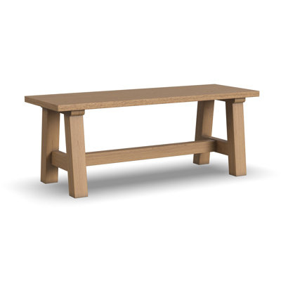 Trestle Dining Bench Color/Pattern: Oak - Wayfair Outlet - Naperville, IL