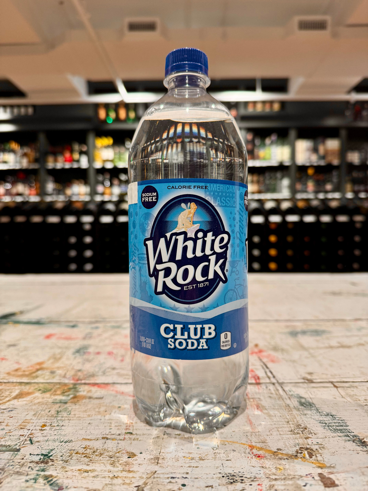 White Rock Club Soda - 1 Liter - Central Bottle