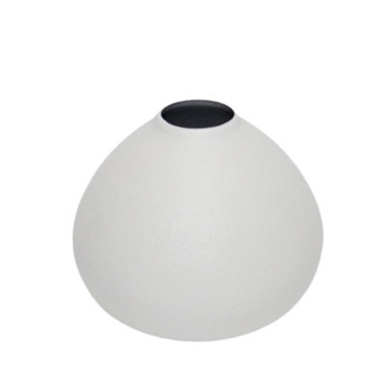 Jenny X-Sm. White Iron Vase 3.25"H- White Color: White - Wayfair Outlet ...