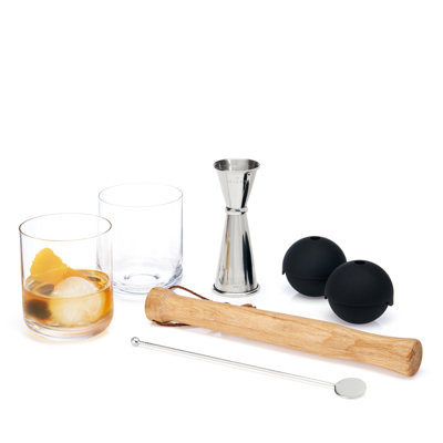 7-Piece Professional Stainless Steel Muddled Barware Set - Wayfair ...