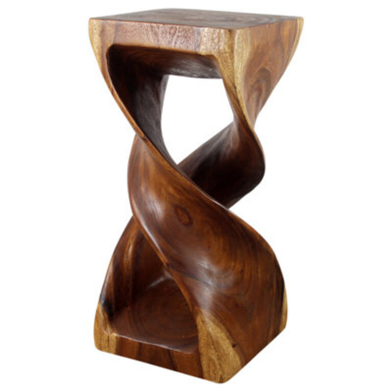 Ahliya 20'' Tall Solid Wood Block End Table Set Color: Walnut, Size: 30 ...