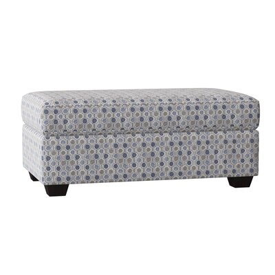 Antoanela 47" Rectangle with Storage Ottoman Body Fabric: Smokey Blue ...