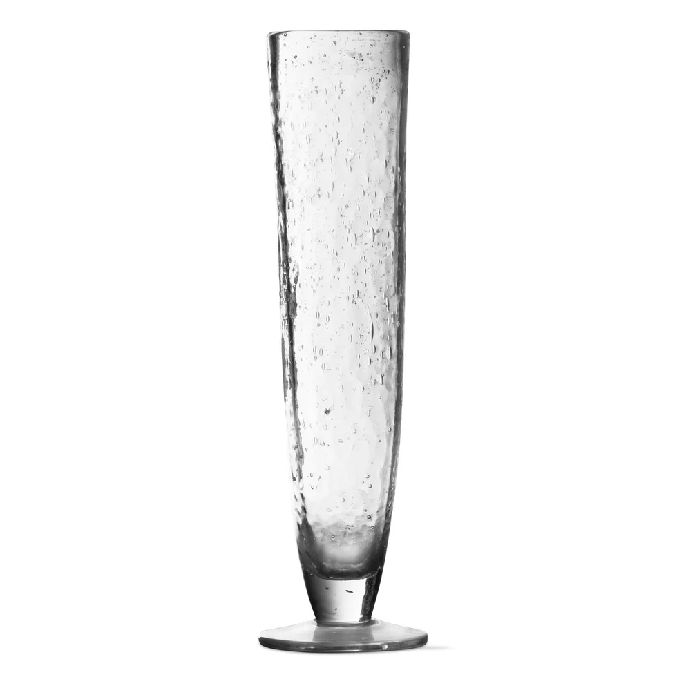 Tall Bubble Glass Flute - The Yellow Door Decor