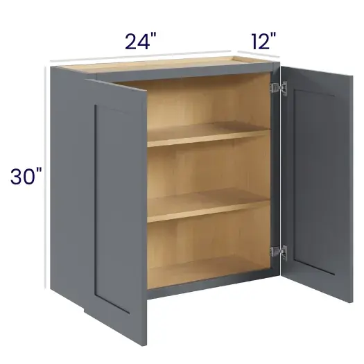 24" W | 30" H Wall Cabinets - Double Door - Bud's Built Cabinetry by ...