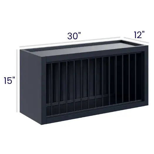 Plate Rack with 10 Slots - Bud's Built Cabinetry by Bud's Warehouse