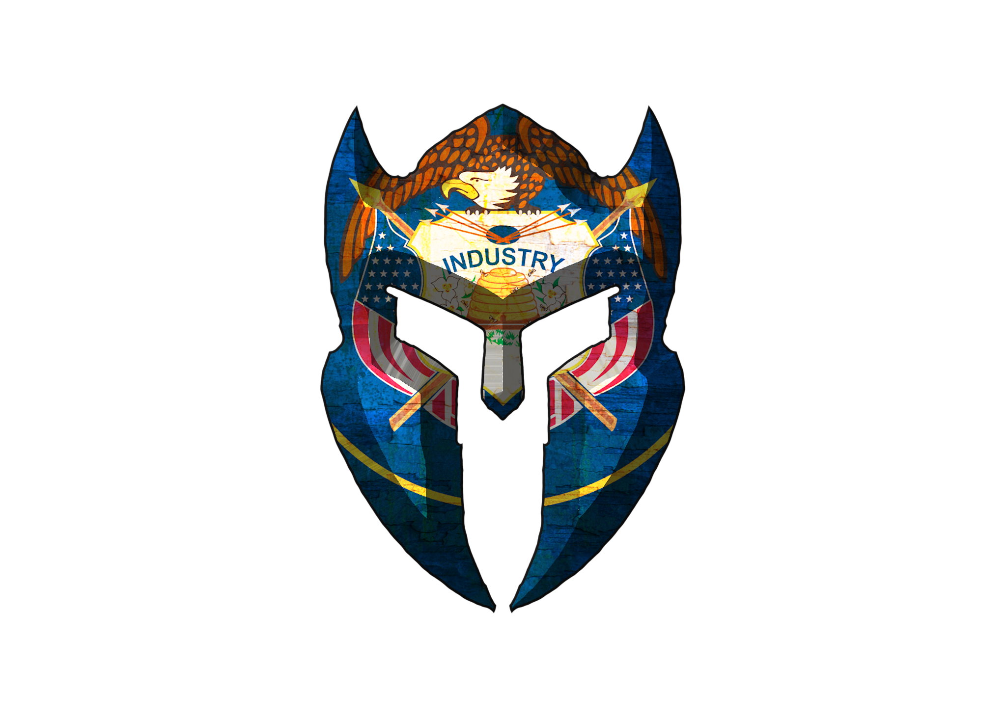 LWN Badge Utah State Uv Sticker - Double Top Shirts and Signs