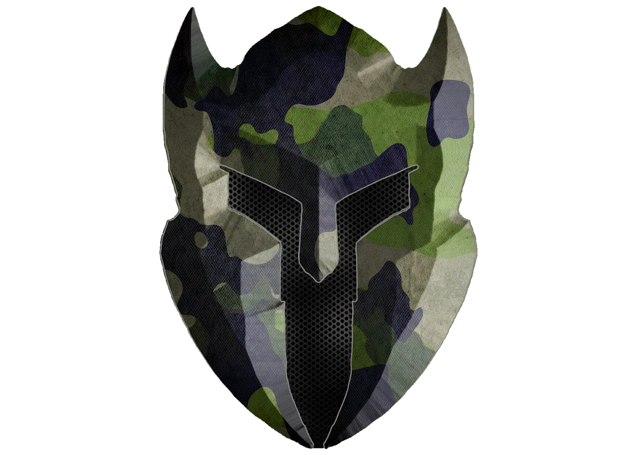 Liberty Warrior Nation Camo Uv Sticker - Double Top Shirts and Signs